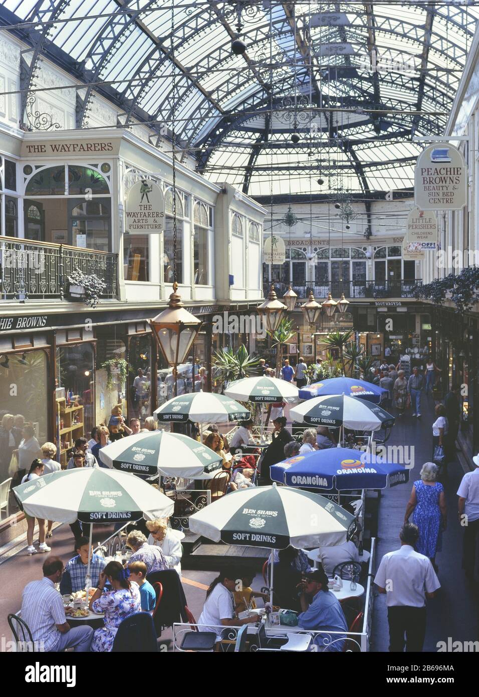 Wayfarers Arcade, Southport, Lancashire, England, UK. Circa 1990's ...