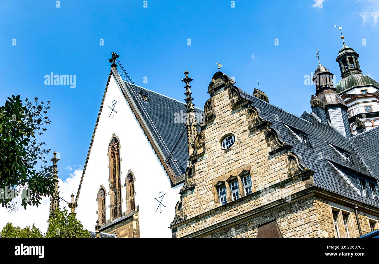 Saint Thomas Church (Thomaskirche) in Leipzig, Saxony, Germany Stock ...