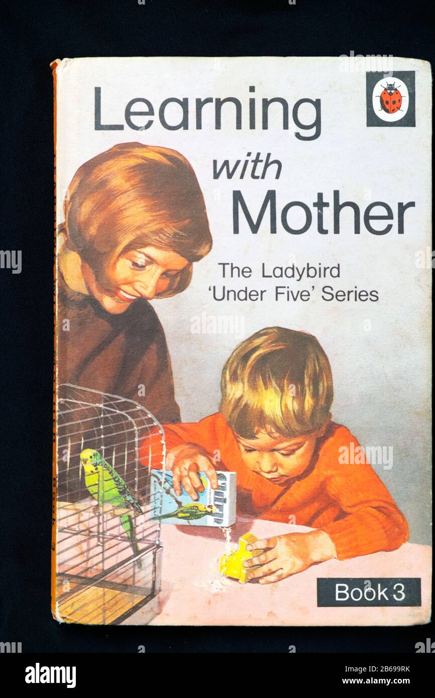 "Learning with Mother" Ladybird book front cover with mother helping ...