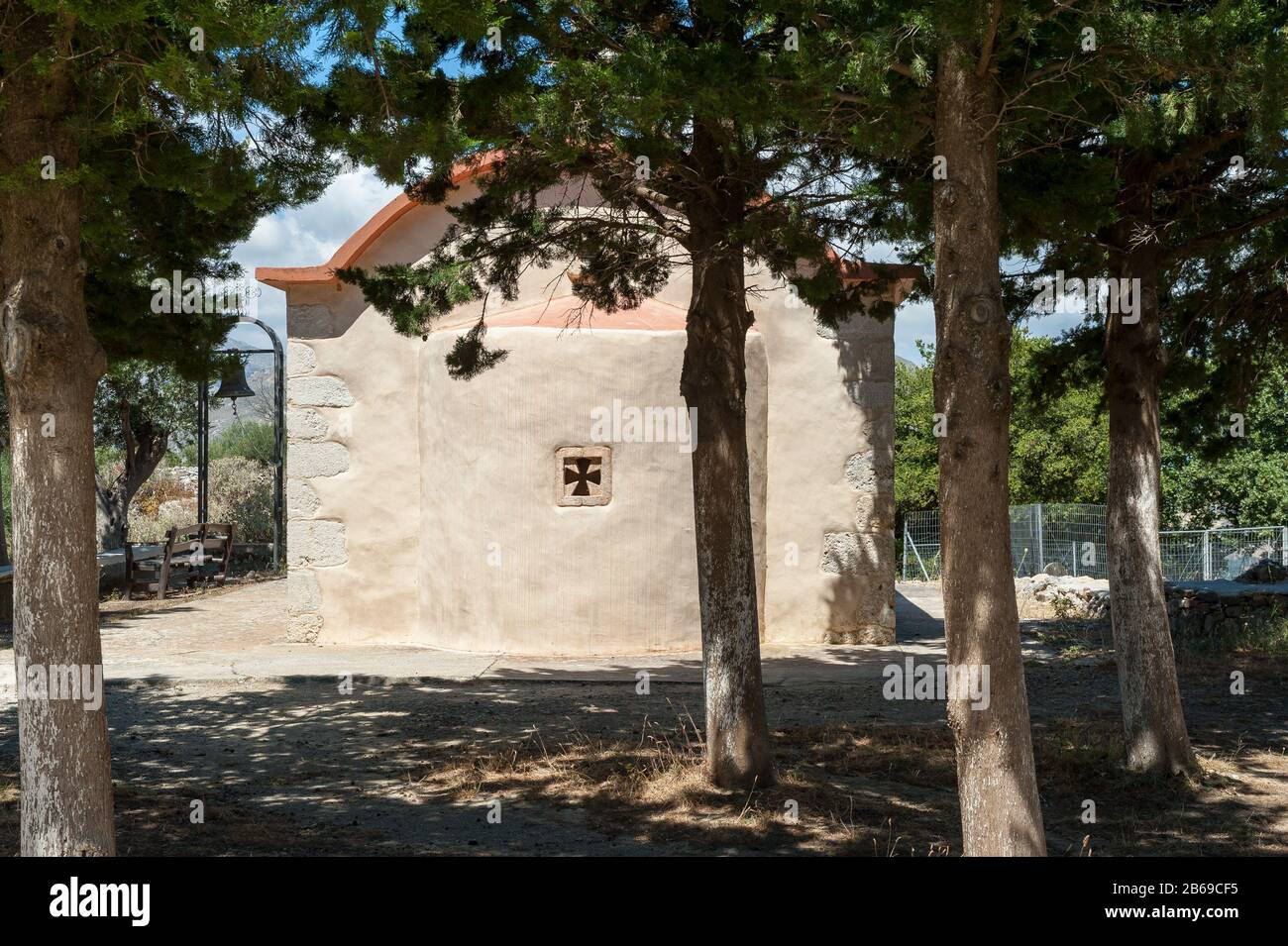 Church in Fourfouras, Crete, Greece Stock Photo - Alamy