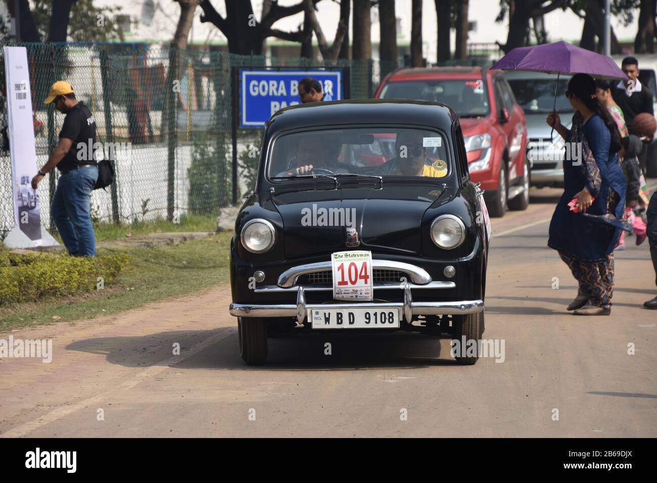 1955 Standard 10 car with 10 hp 4 cylinder engine. India WBD 9108 Stock ...