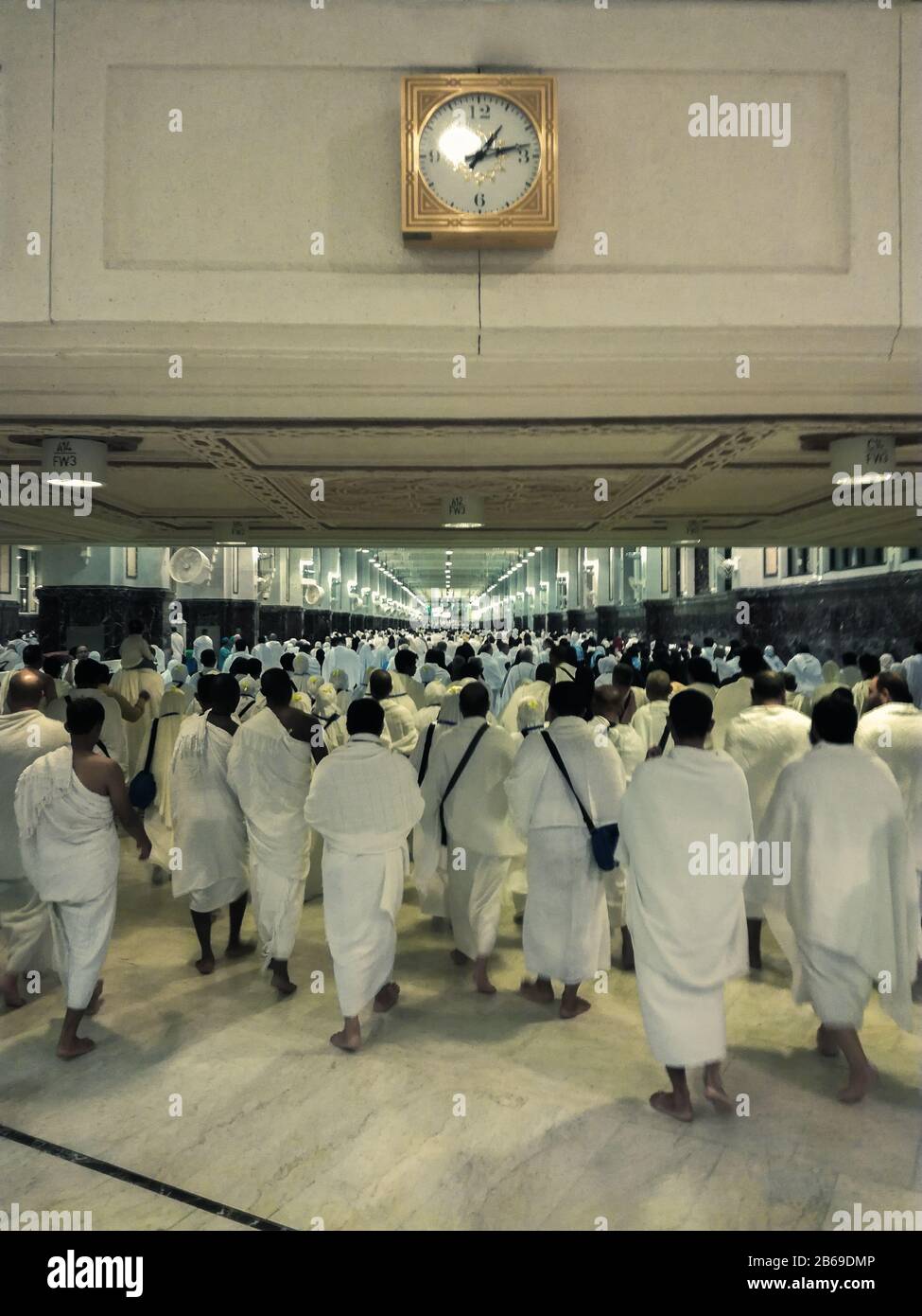 Makkah, Saudi Arabia February 5, 2019 pilgrims performing sa'y at Al ...