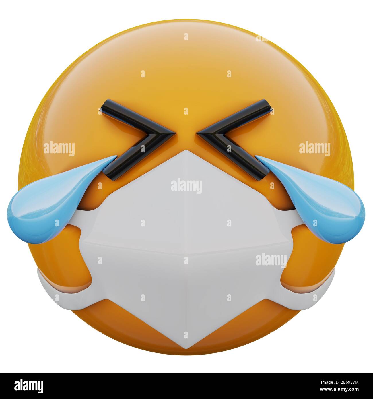Crying laughing emoji hi-res stock photography and images - Alamy