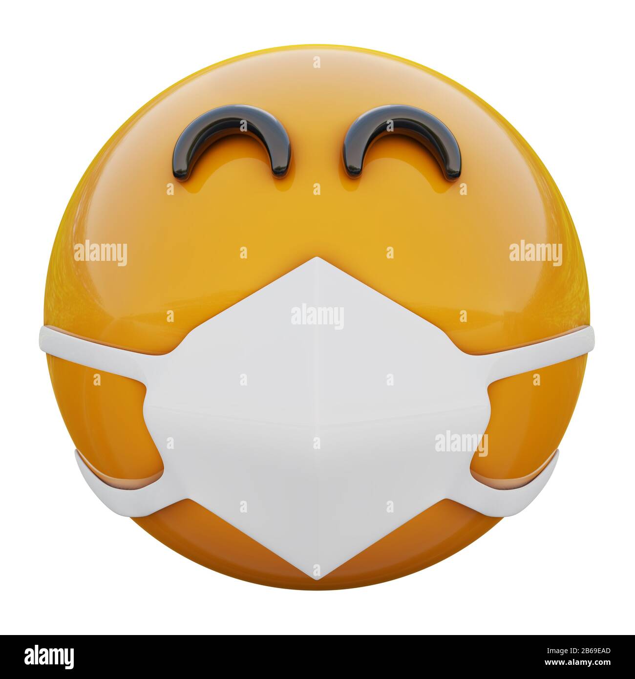 Medical mask emoji hi-res stock photography and images - Alamy