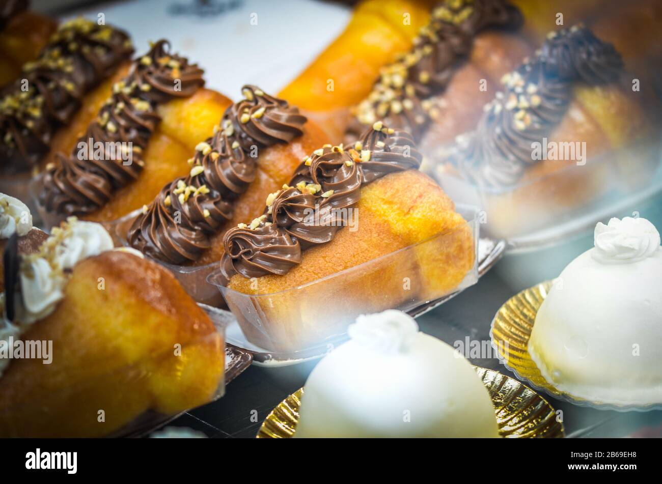 home made mini cakes & pastry Stock Photo - Alamy
