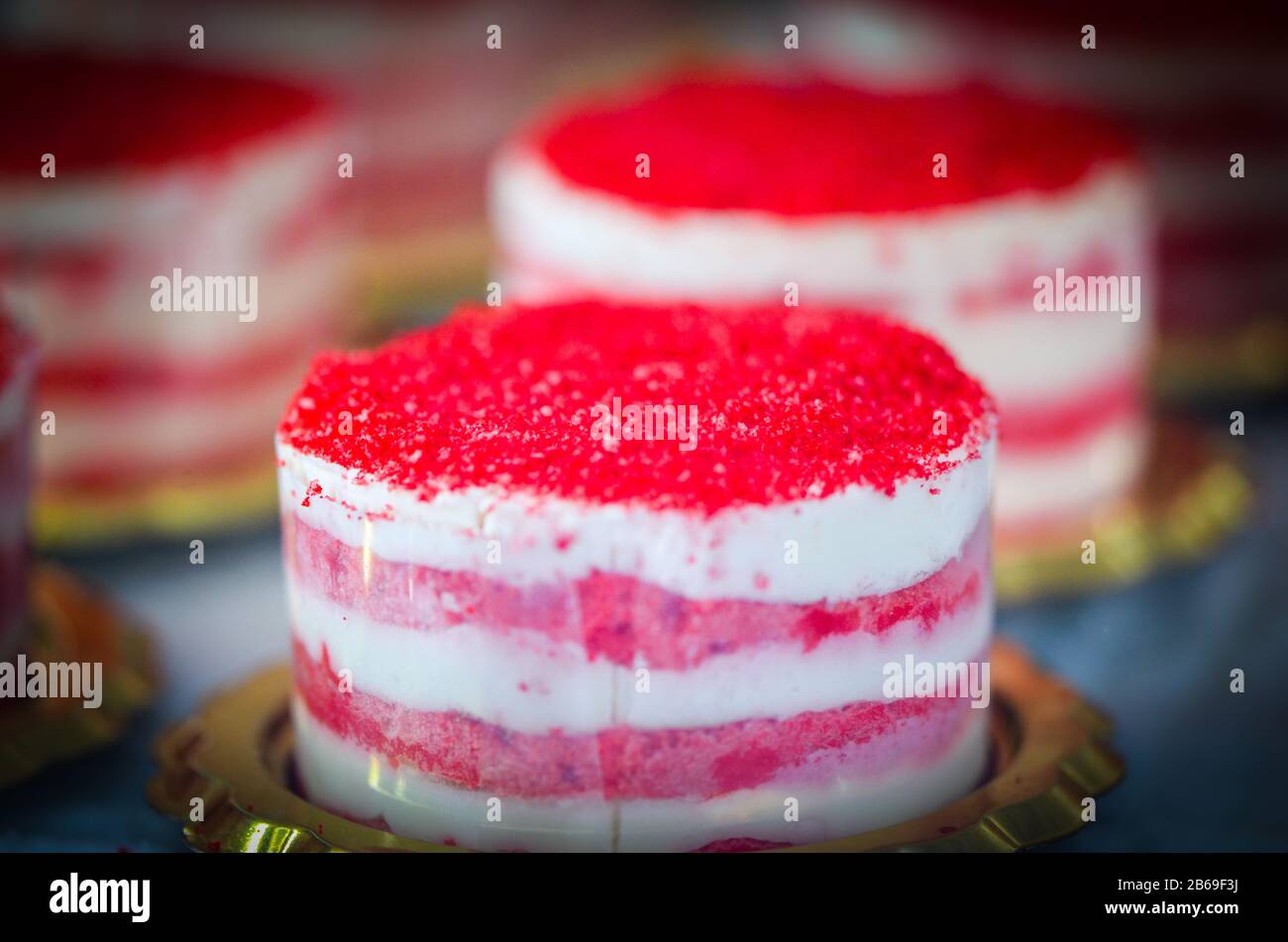 home made mini cakes & pastry Stock Photo - Alamy