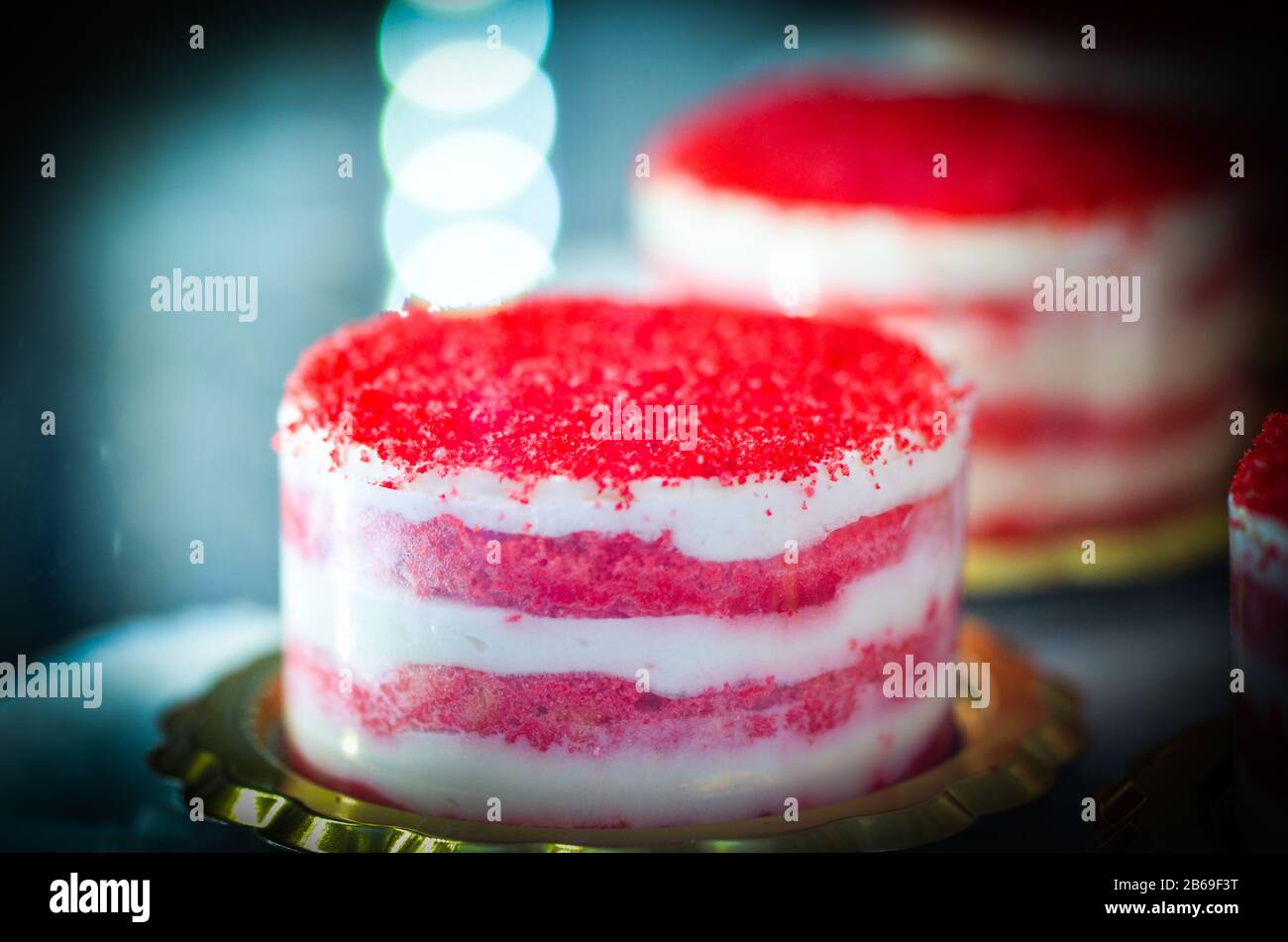 home made mini cakes & pastry Stock Photo - Alamy