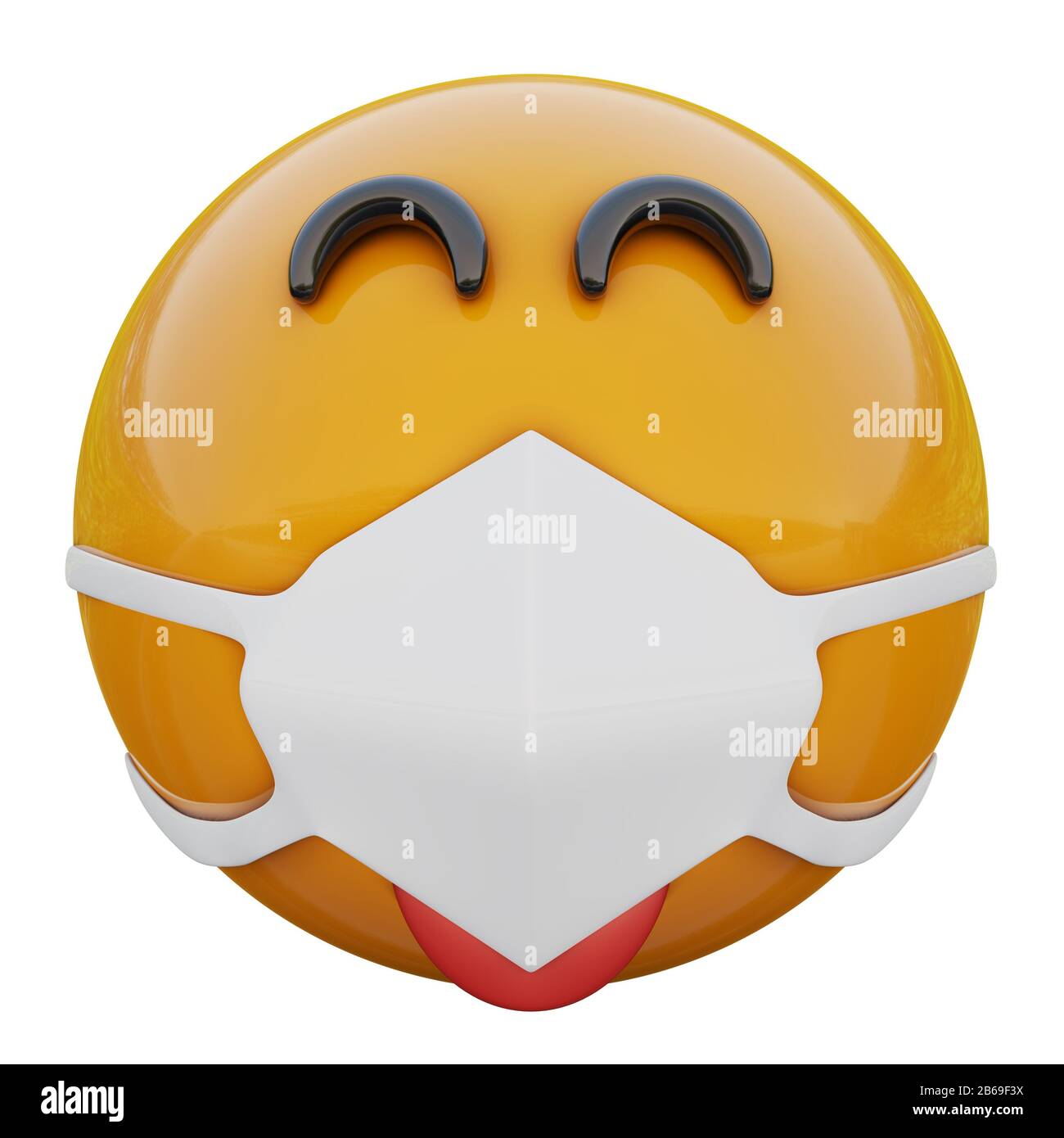 Medical mask emoji hi-res stock photography and images - Alamy