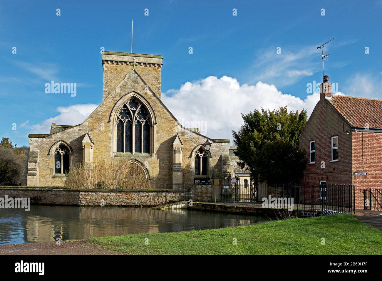 St Helen's Church in the village of Welton, East Yorkshire, England UK ...