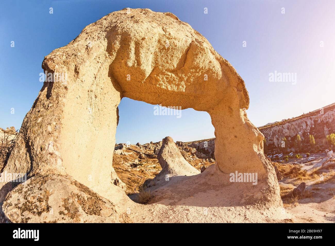 Nature miracle sandstone arch in national park Stock Photo - Alamy