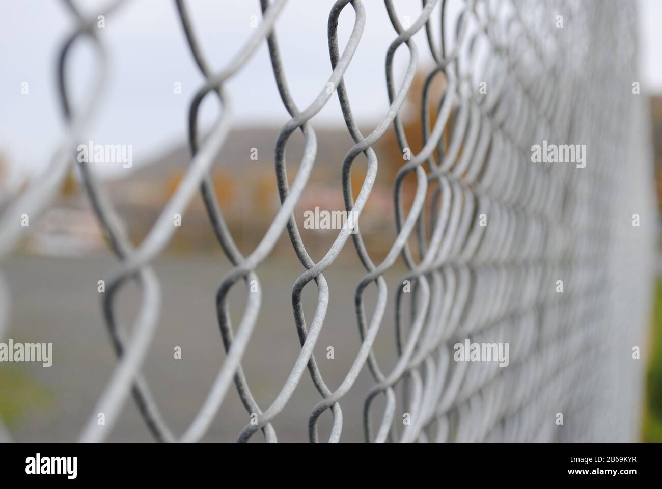 Galvanized fence hi-res stock photography and images - Alamy