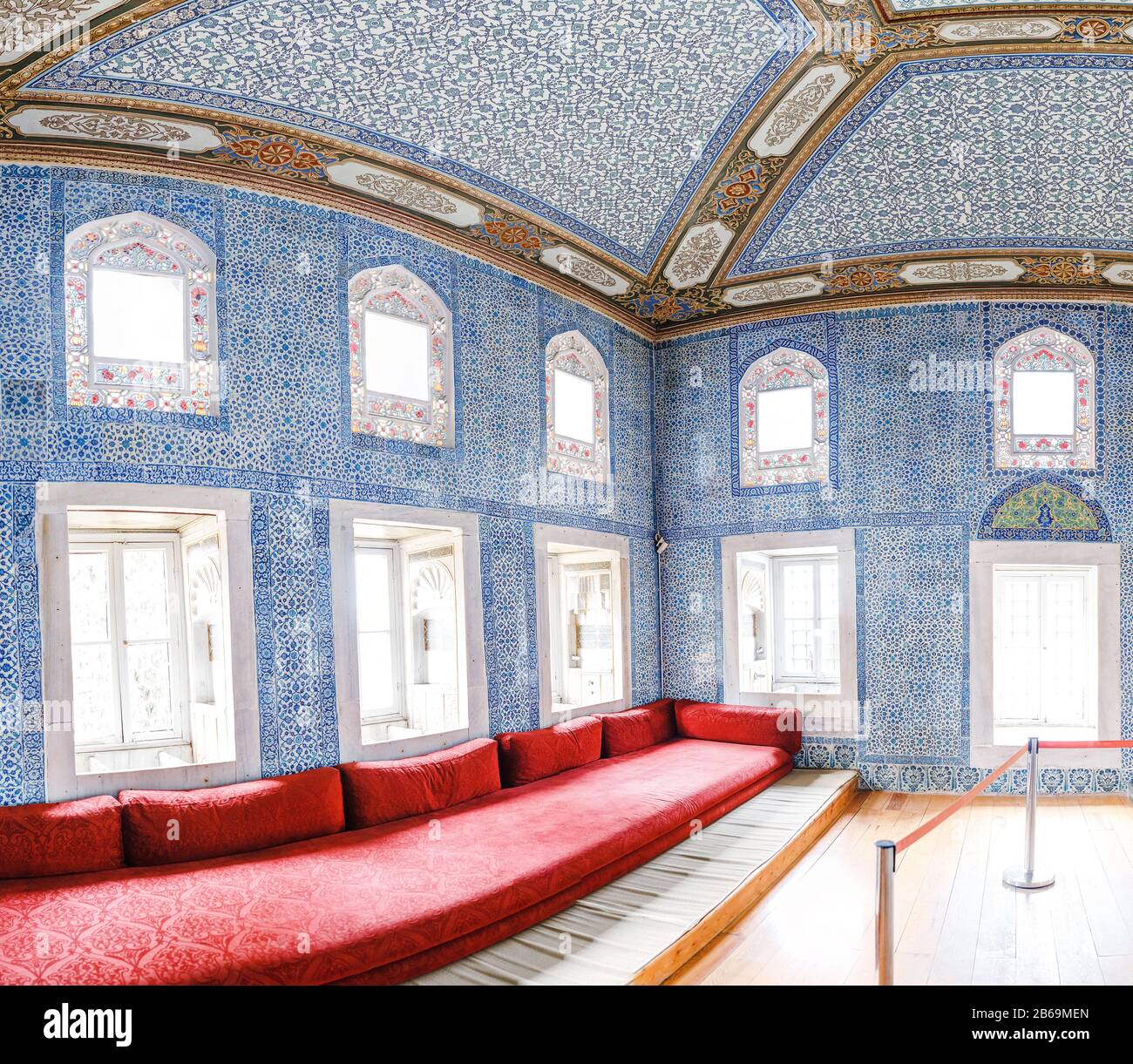 SEPTEMBER 2017, TURKEY, ISTANBUL: Interior of one of the rooms of ...