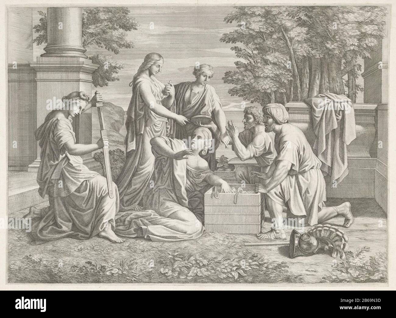 Achilles recognized by Ulysses among the daughters of Lycomedes The ...