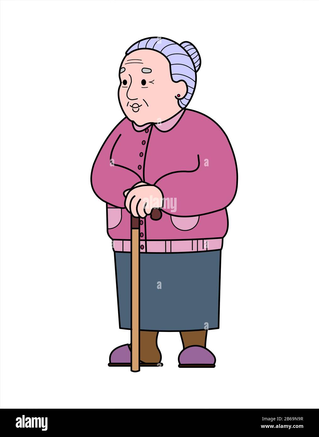 Babushka illustration hi-res stock photography and images - Alamy