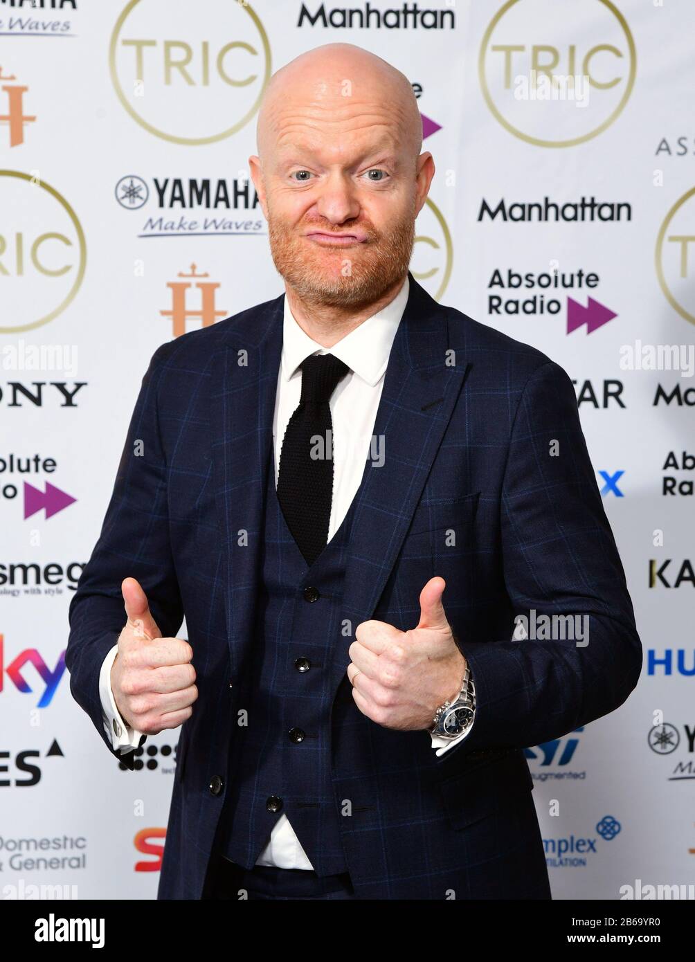 Jake Wood attending the TRIC Awards 2020 held at the Grosvenor Hotel ...