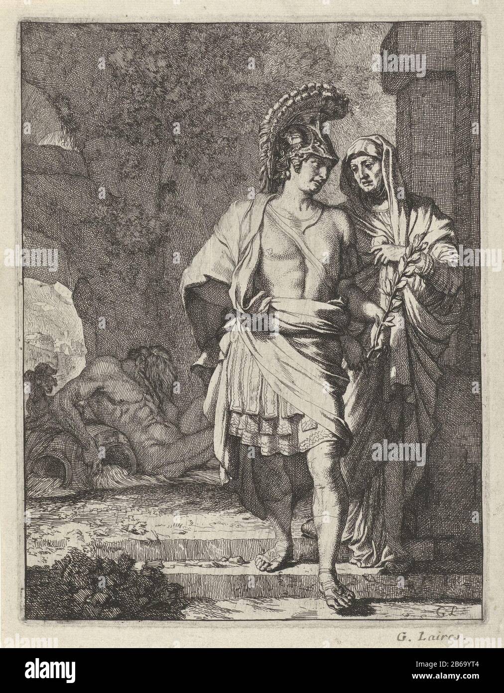 Aeneas and the Sibyl of Cumae Aeneas visits the Sibyl of Cumae to ask ...