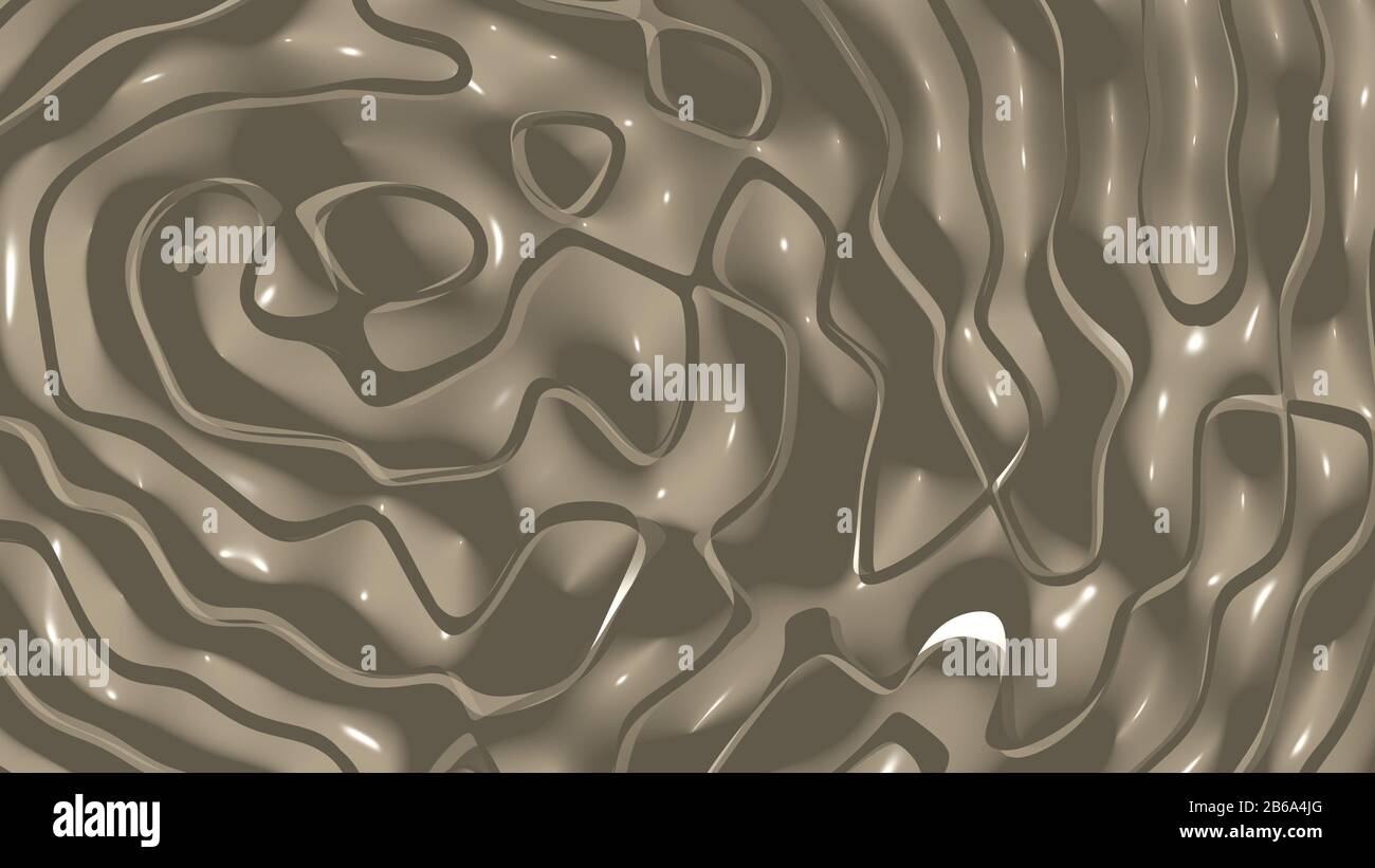 Plain 3D abstract background of monochromic FRENCH BISTRE color with ...