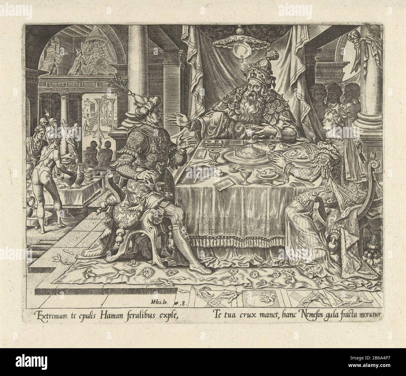 Esther accuses haman hi-res stock photography and images - Alamy
