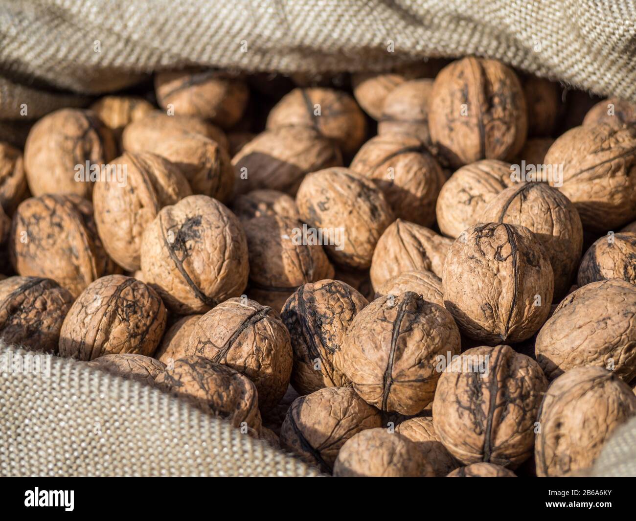 Walnut background lot walnuts hi-res stock photography and images - Alamy