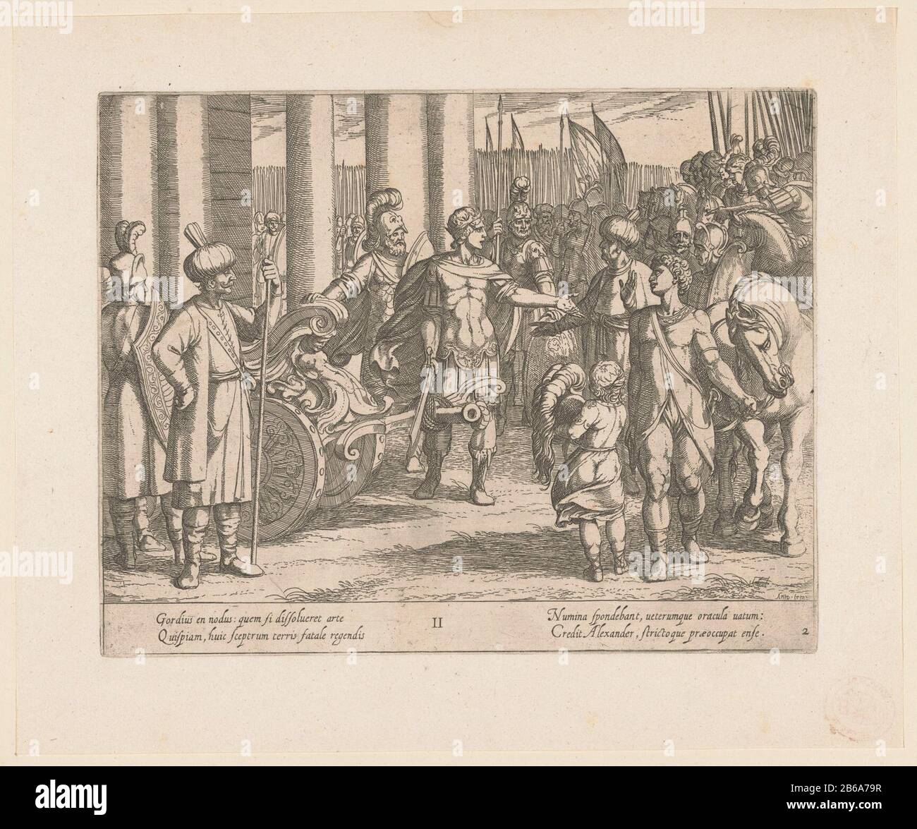 Alexander the Great cut the Gordian knot by the deeds of Alexander the ...