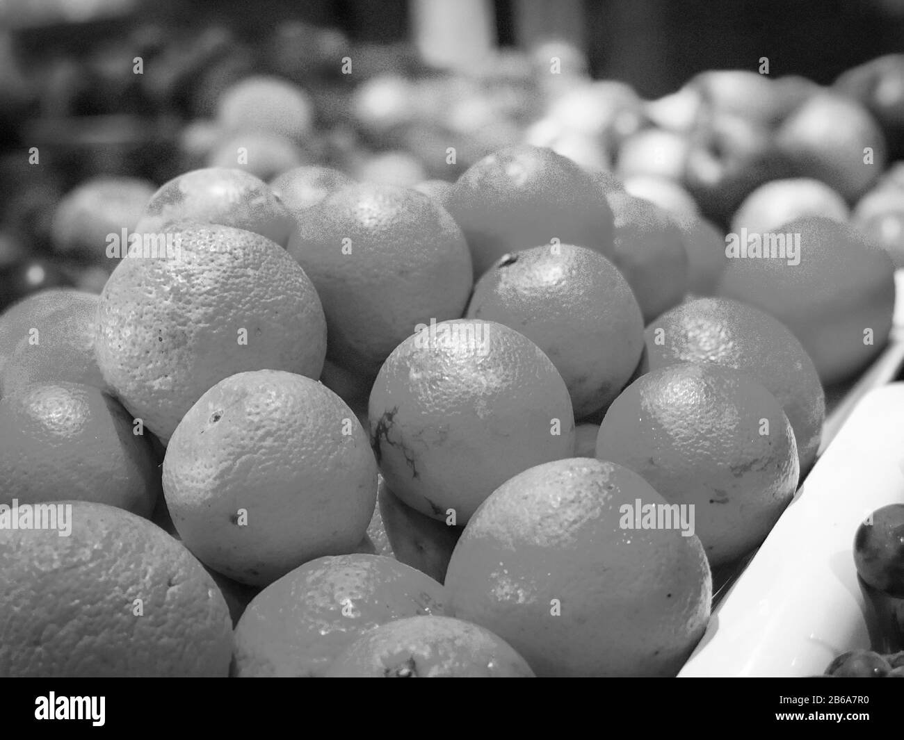 Orange fruits citrus oranges Black and White Stock Photos & Images - Alamy