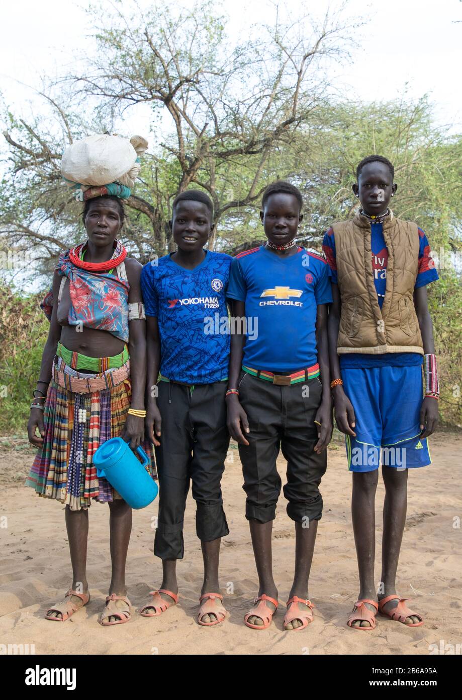 Portrait of Toposa people, Namorunyang State, Kapoeta, South Sudan ...
