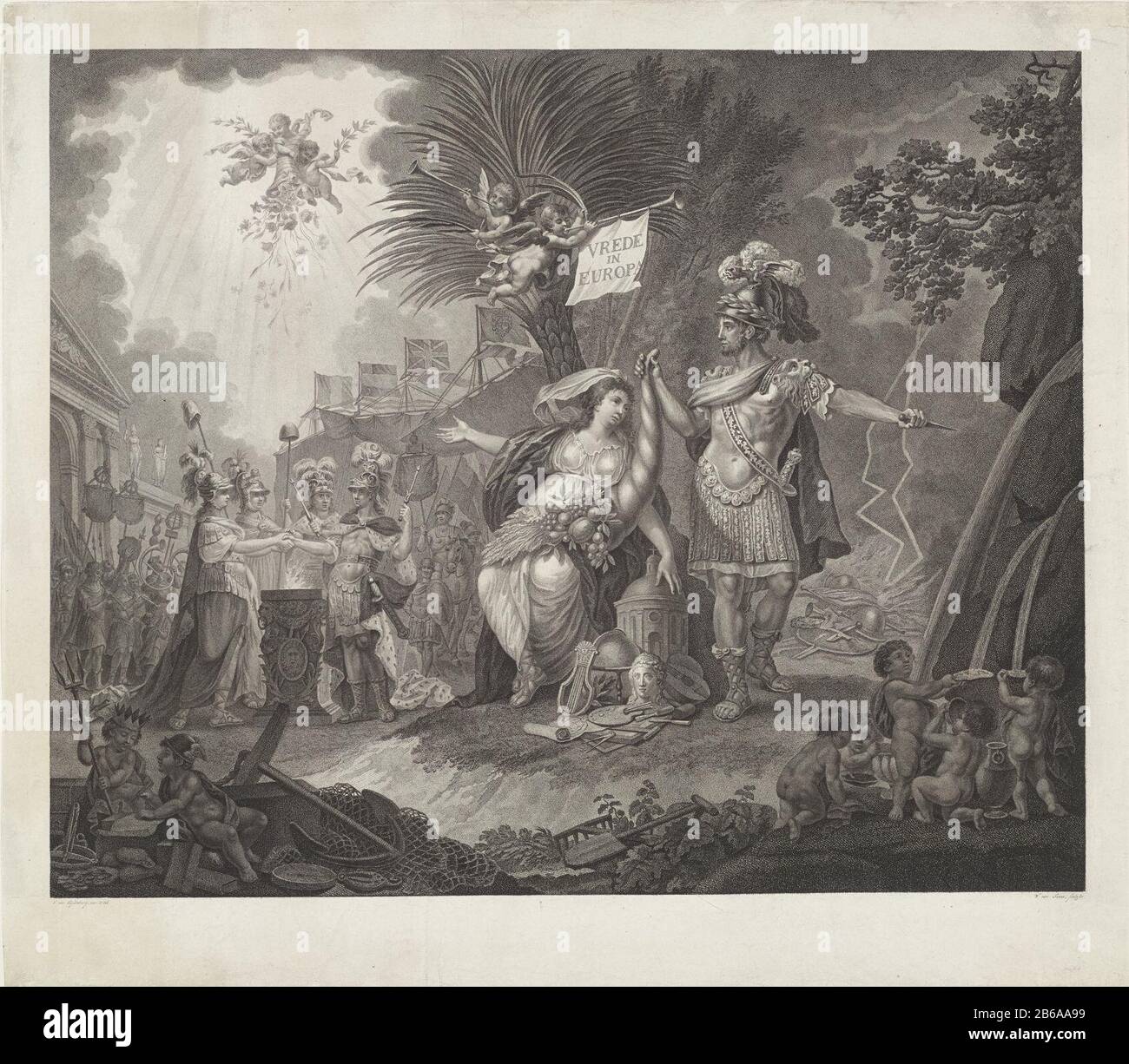 Allegory of the Peace of Amiens, 1802 Peace in Europe (title object ...