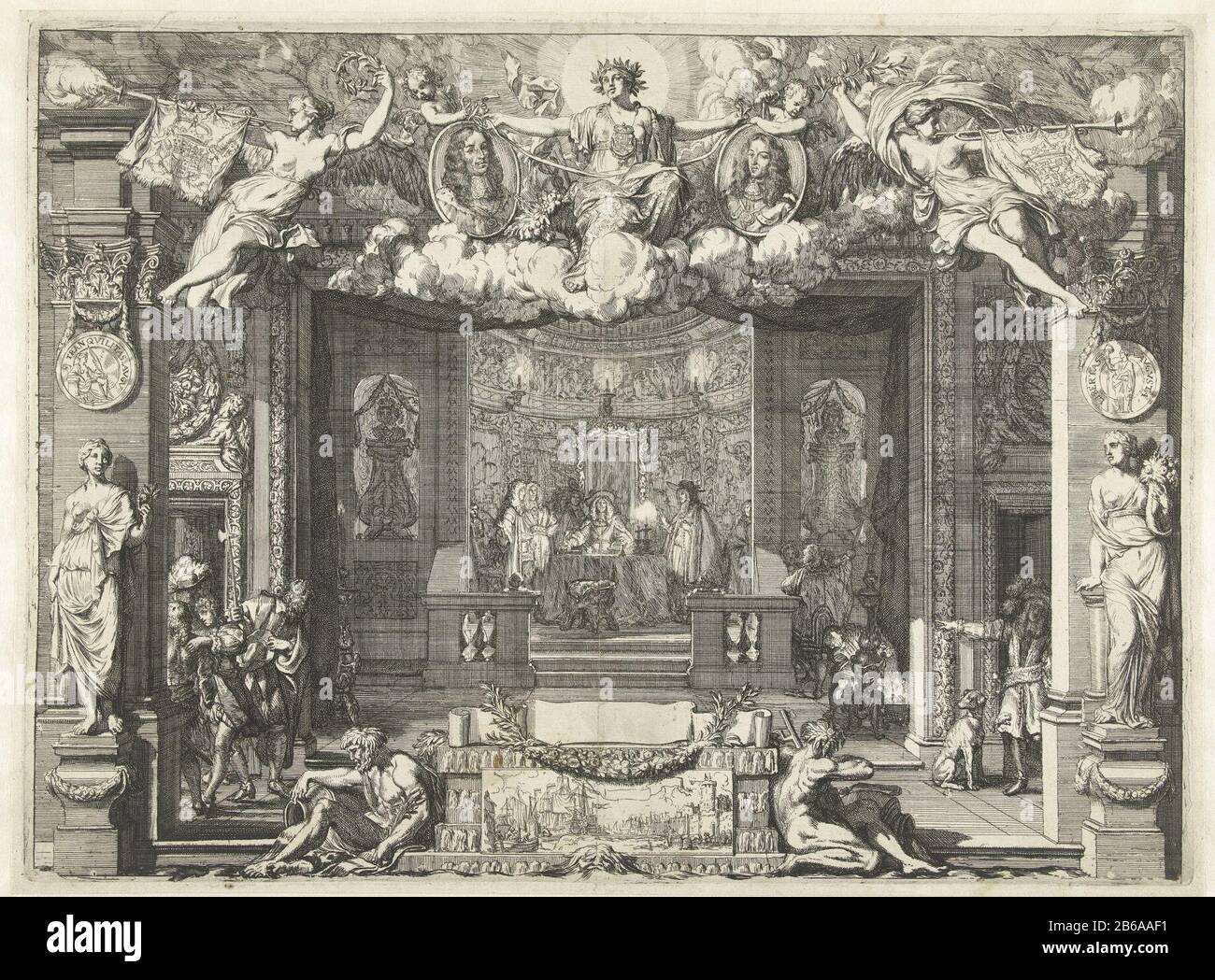 Allegory of the Peace of Westminster Allegory of peace between England ...