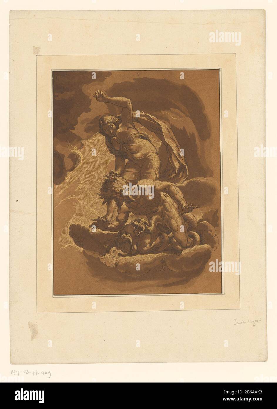 Allegory of the Truth overcomes Envy Allegorie op de Stock Photo - Alamy