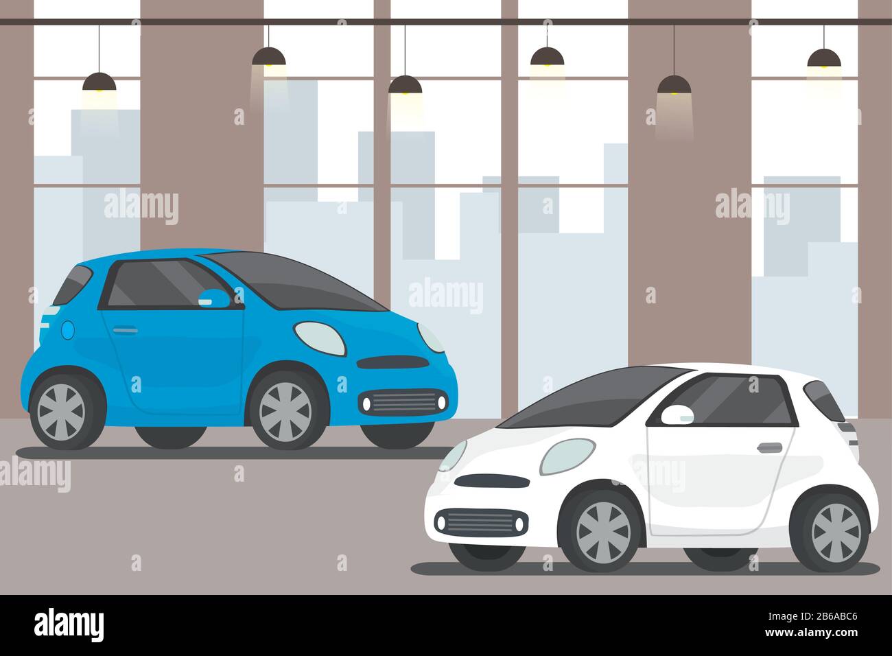 Inside car cars Stock Vector Images - Alamy