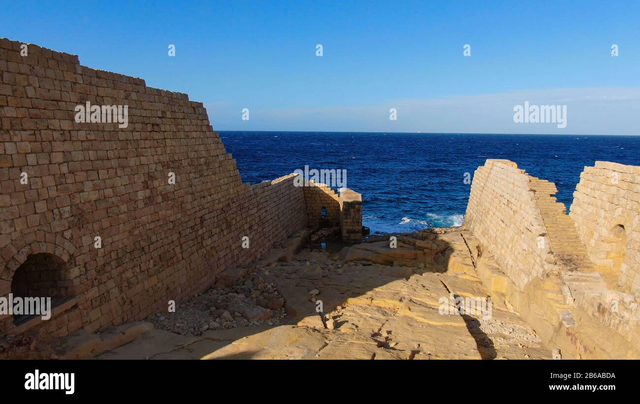 Ancient ruins on the island of Malta Stock Photo - Alamy