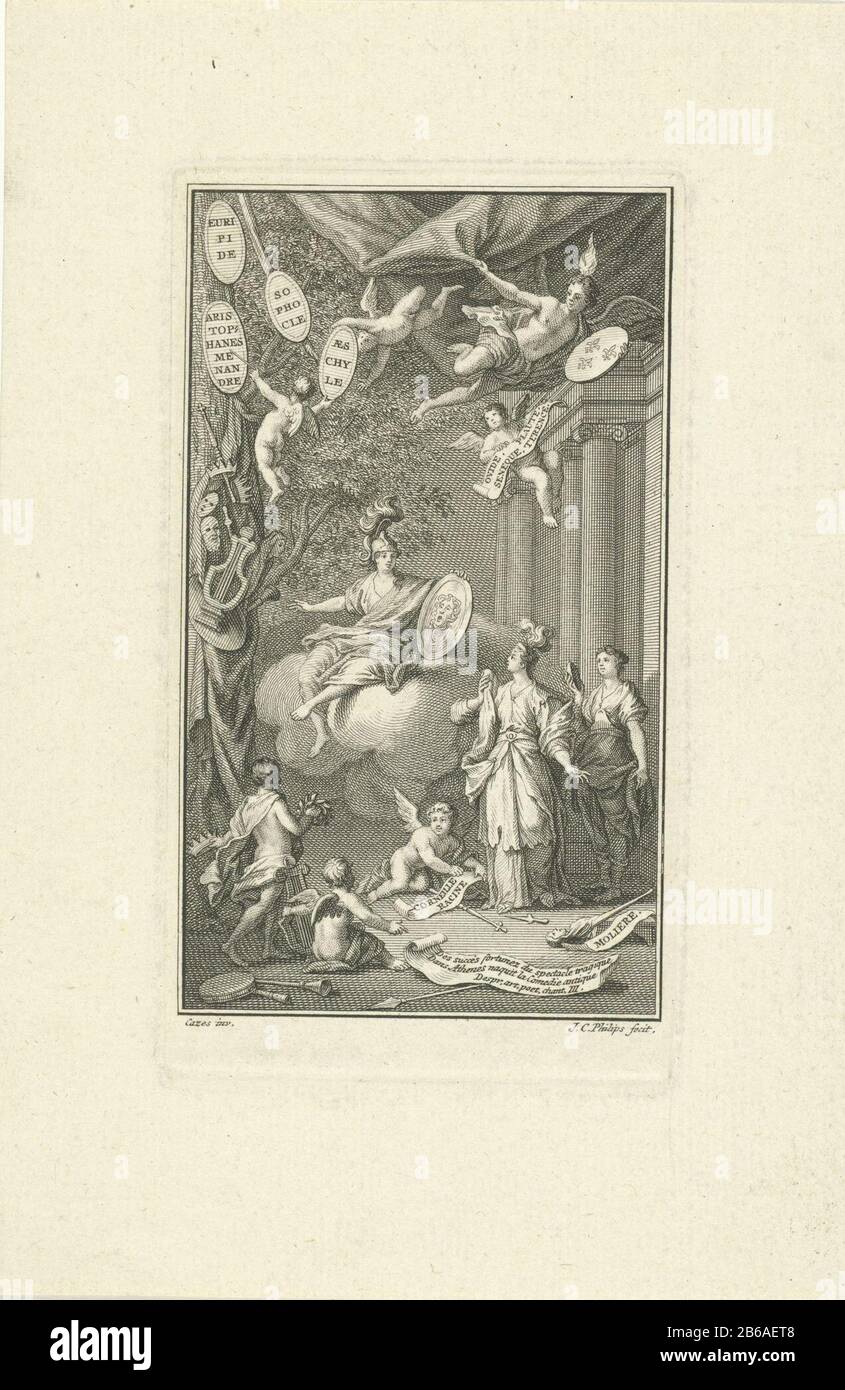 Allegory of the tragedy Allegory on the tragedy: Minerva as patroness ...