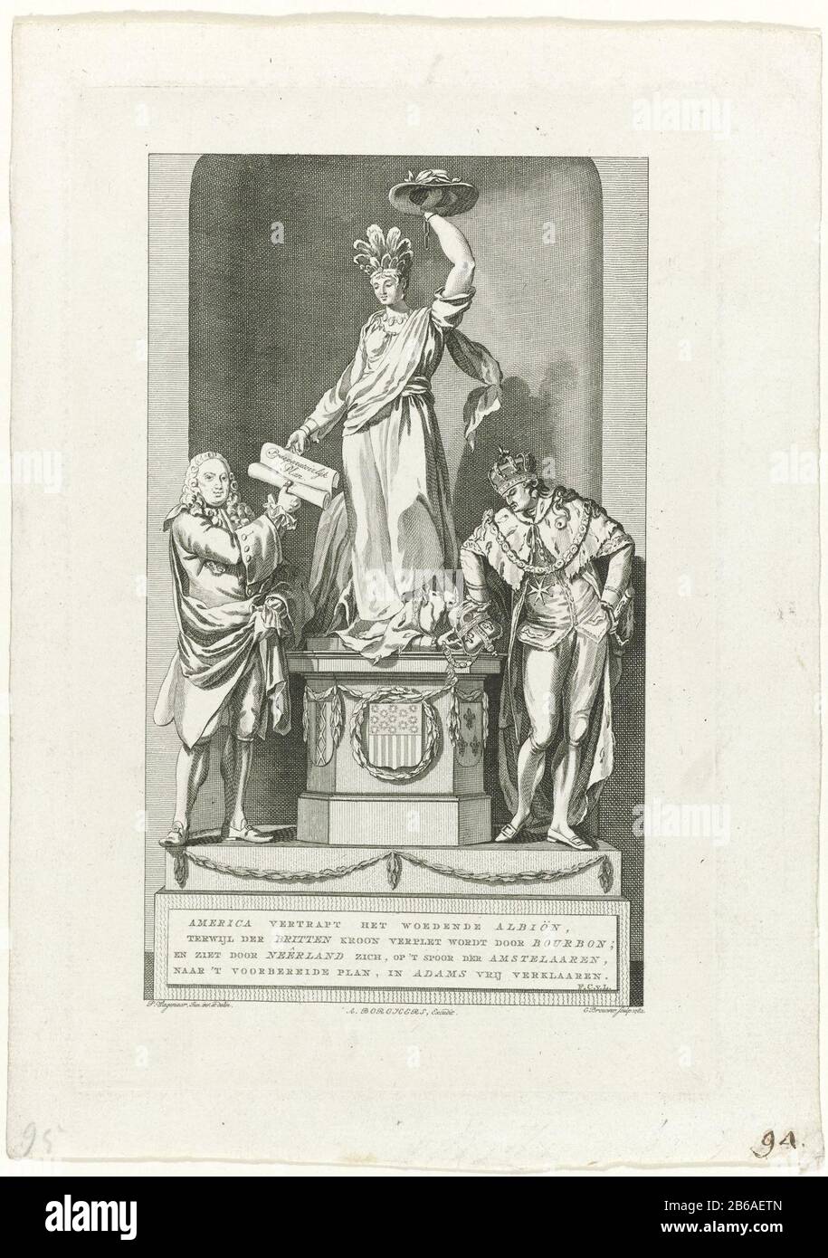 Allegory of america hi-res stock photography and images - Alamy