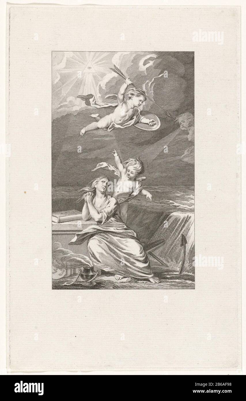 Allegory flood of 1775 Allegory of the flood 14-18 november 1775 as a ...