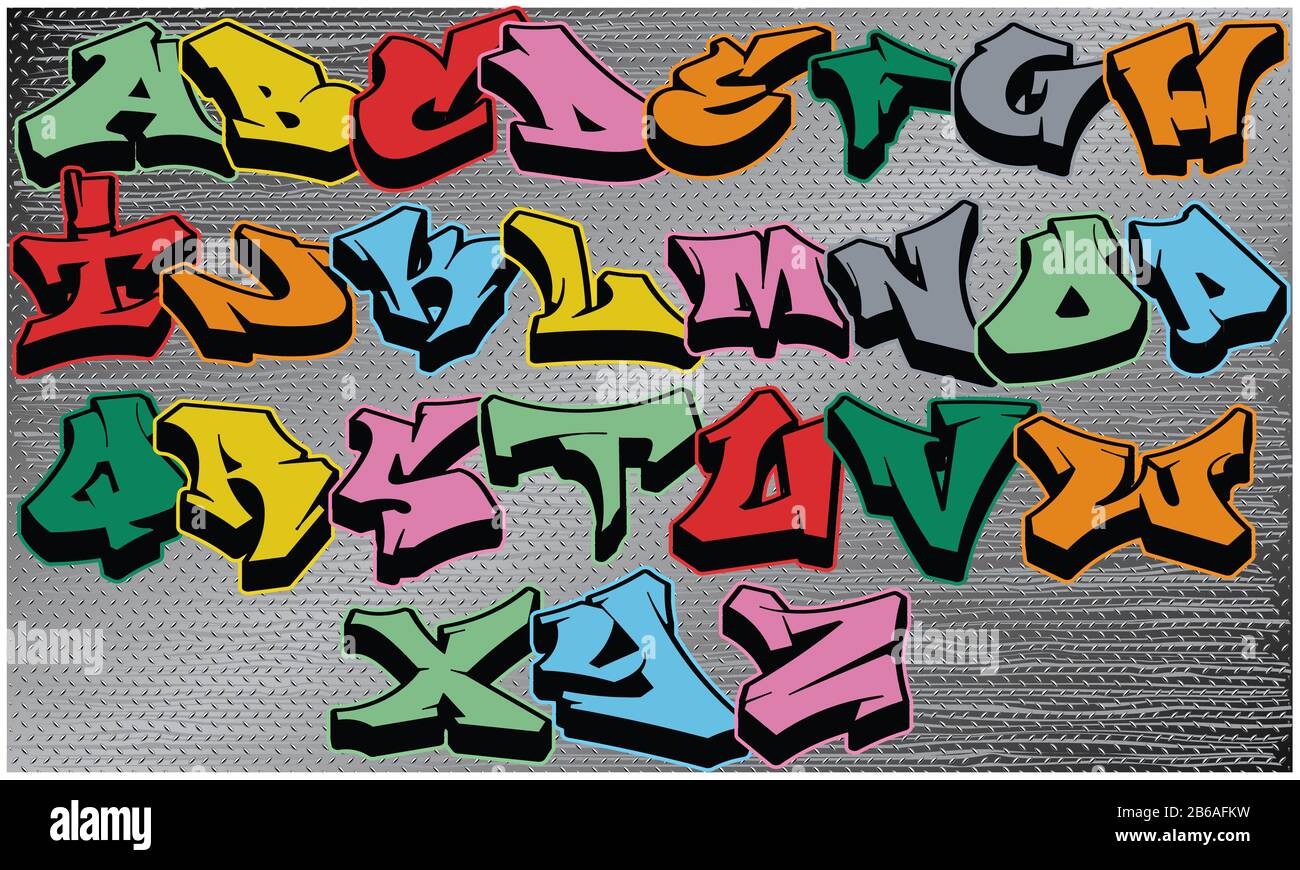 Alphabets Vector High Resolution Stock Photography and Images - Alamy