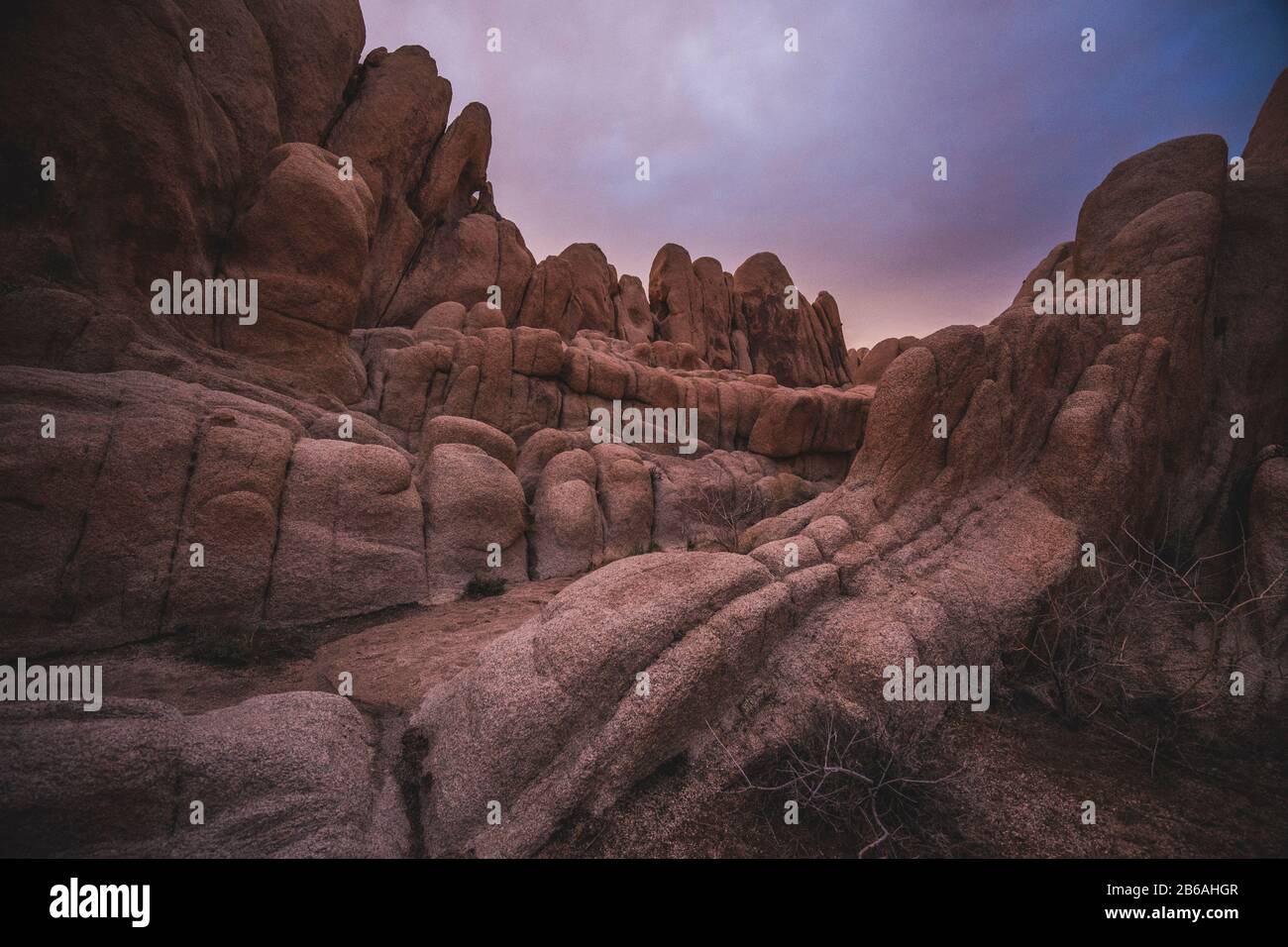 Joshua Tree Rock Formation Stock Photo - Alamy
