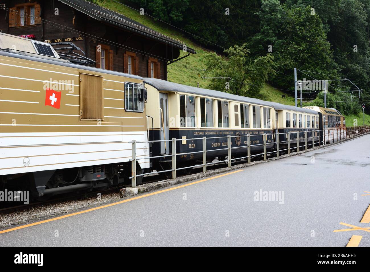 Gruyères, switzerland, train hi-res stock photography and images - Alamy