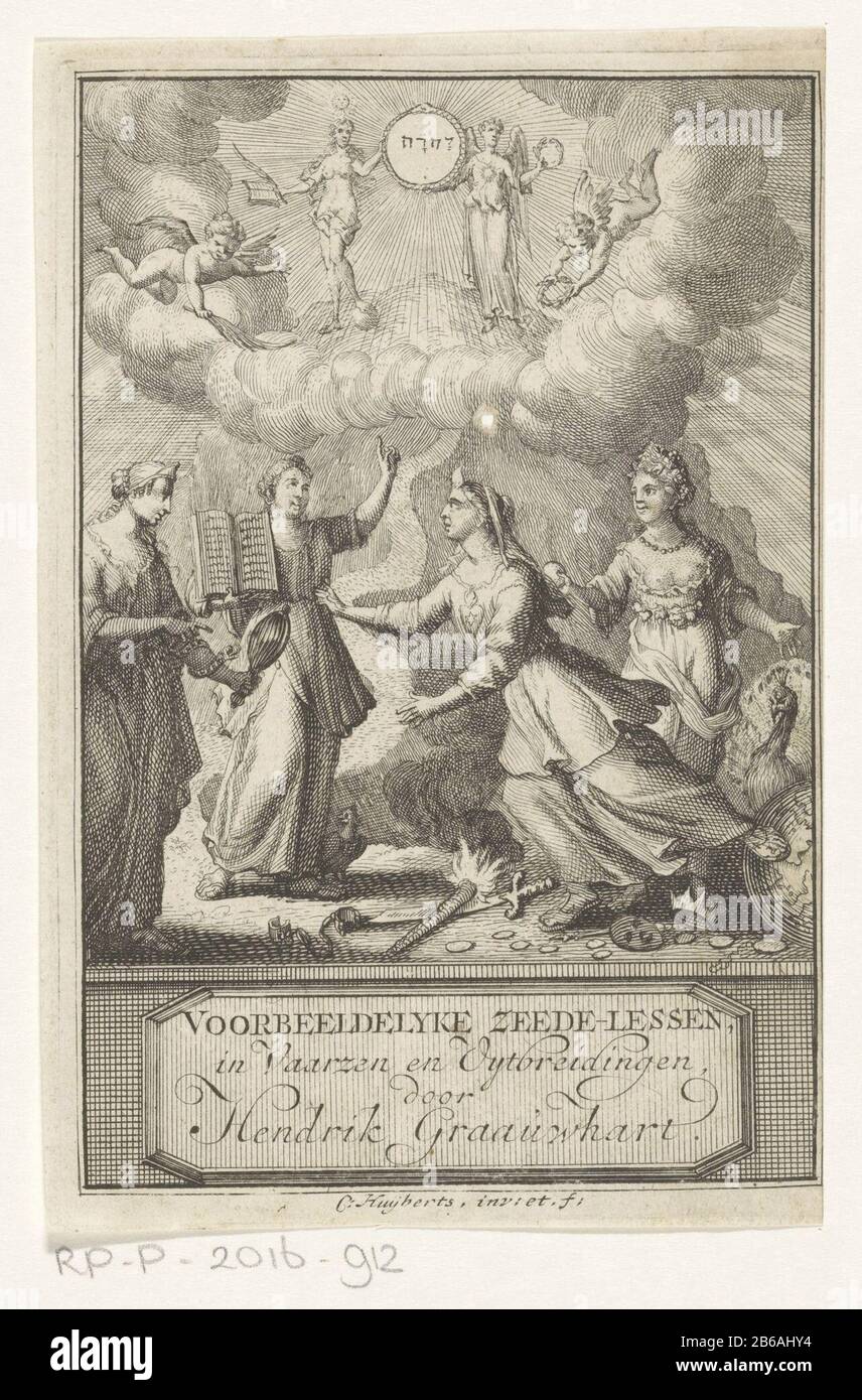 Allegorische representation with Faith, Truth, and Simplicity Title ...
