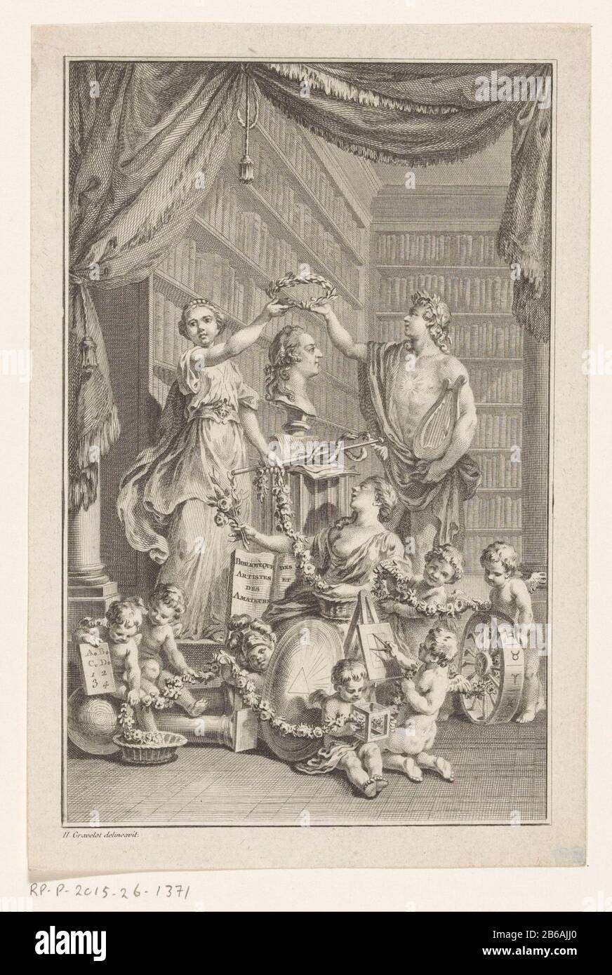 Apollo and keep the personification of science a crown above the bust ...