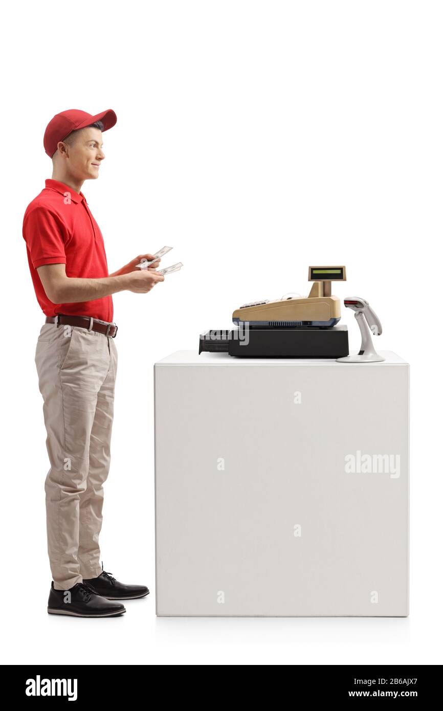 Man cash register hi-res stock photography and images - Alamy