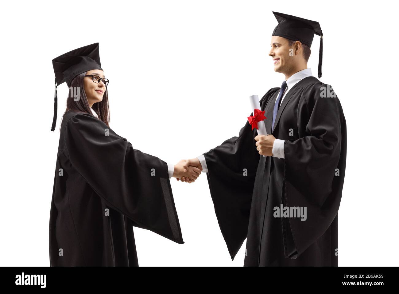 Graduation ceremony handshake hi-res stock photography and images - Alamy