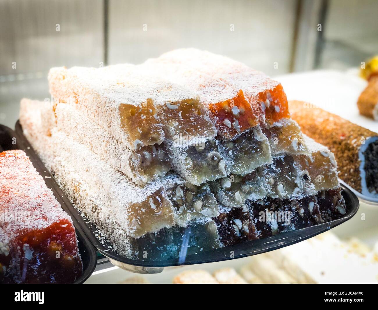 Variety of turkish delights hi-res stock photography and images - Alamy
