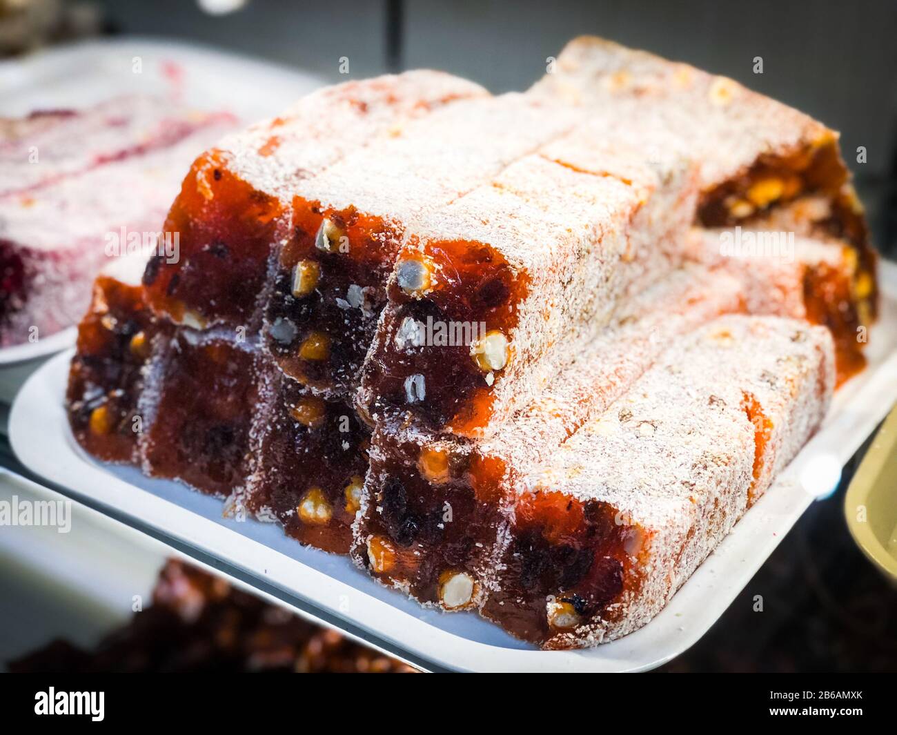 Variety turkish delights nuts hi-res stock photography and images - Alamy