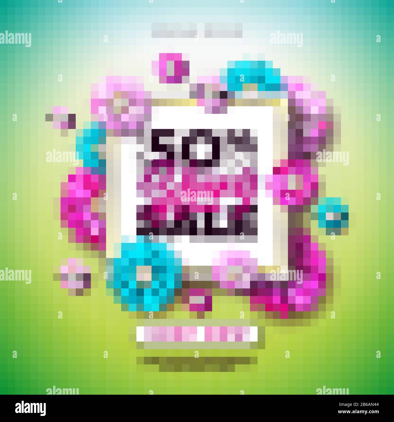 Beautiful flowers on shopping Stock Vector Images - Alamy