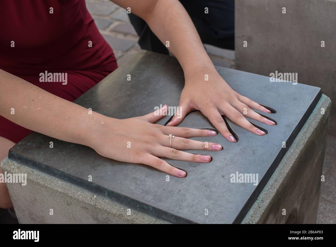 Hand imprints hi-res stock photography and images - Alamy