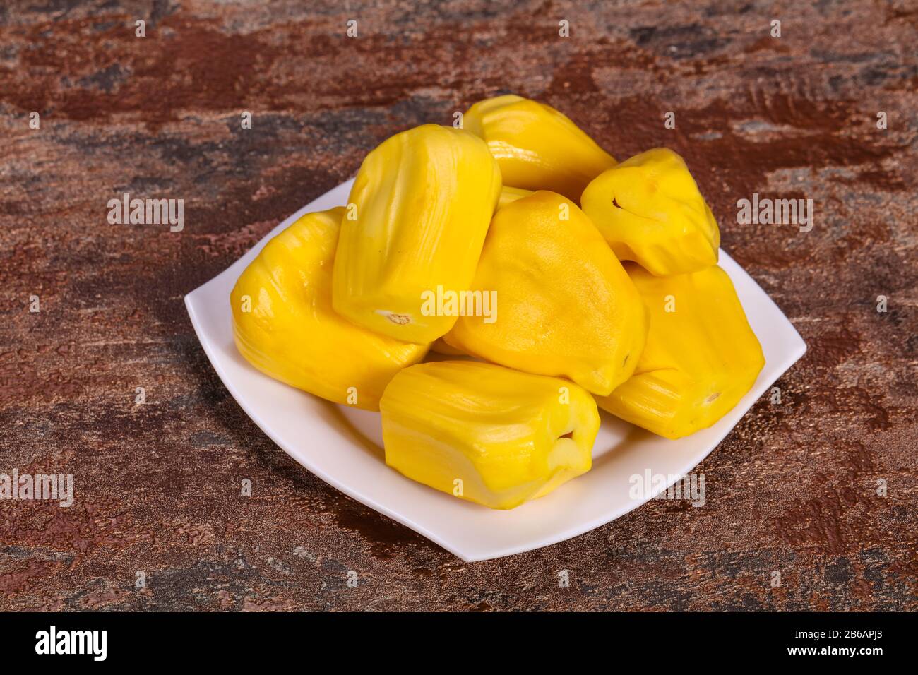 Tropical exotic fruit - Jackfruit tree in the plate Stock Photo - Alamy