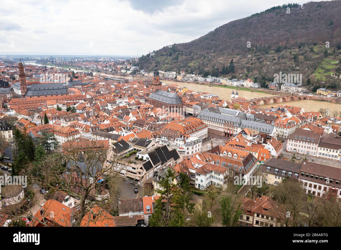 View from heidelberg castle hi-res stock photography and images - Alamy