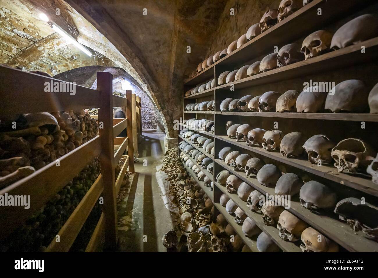 Bone Crypt - Holy Trinity, Rothwell, Northamptonshire, England, UK ...