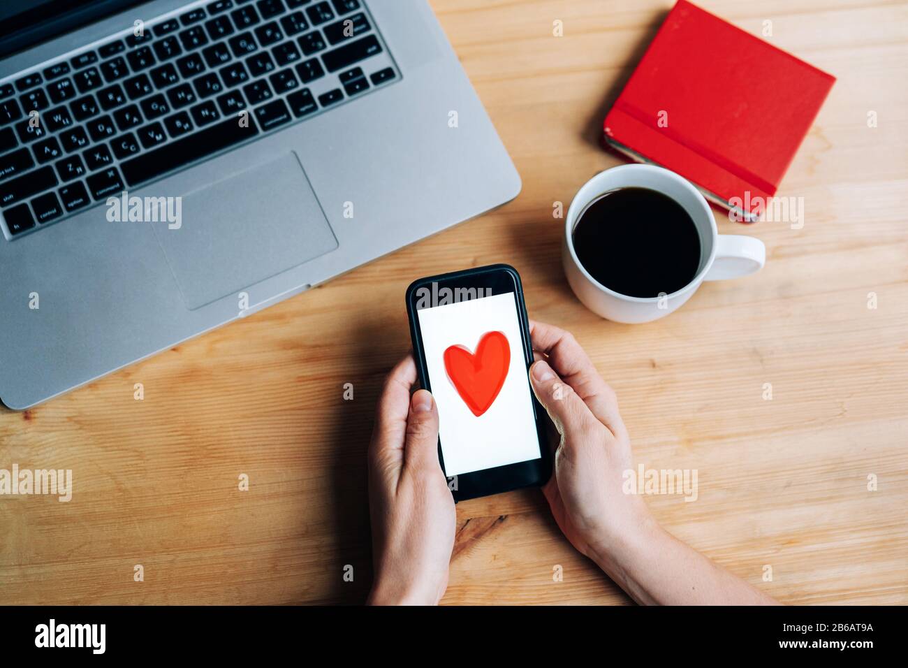 Modern communication and declaration of love through communication ...