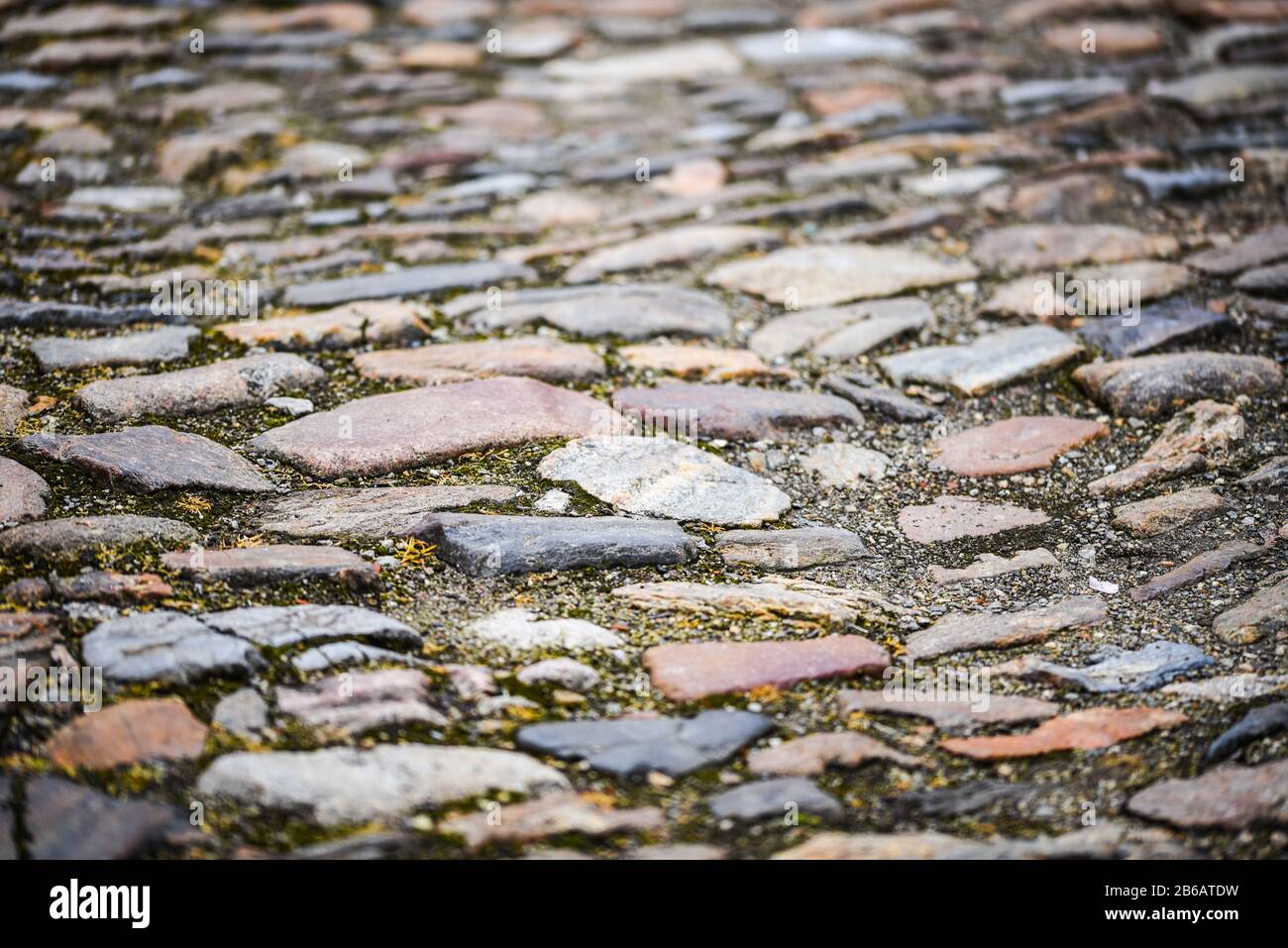 decorative stone road close up Stock Photo - Alamy